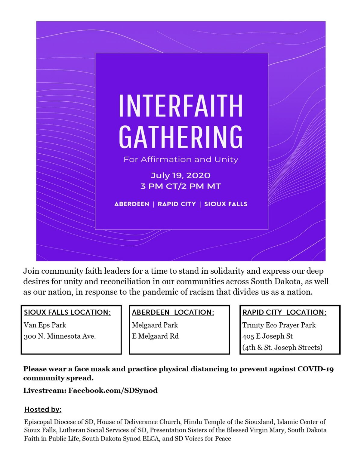 Interfaith Gathering - Presentation Sisters